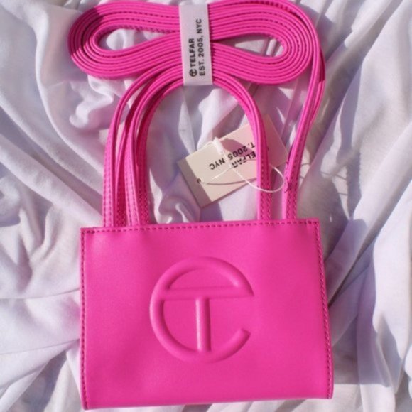 Telfar | Bags | Sac Telfar Small Shopping Bag Azalea Rose Barbiecore ...